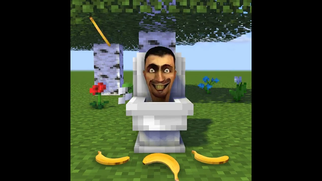HEROBRINE PRANK SKIBIDI TOILET | BANANA NANA MEME - MINECRAFT ANIMATION ...