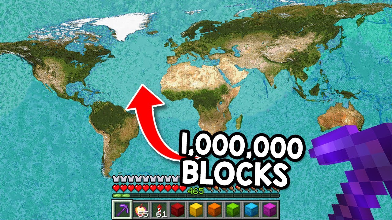 I Built THE EARTH in Minecraft Survival - Minecraft videos