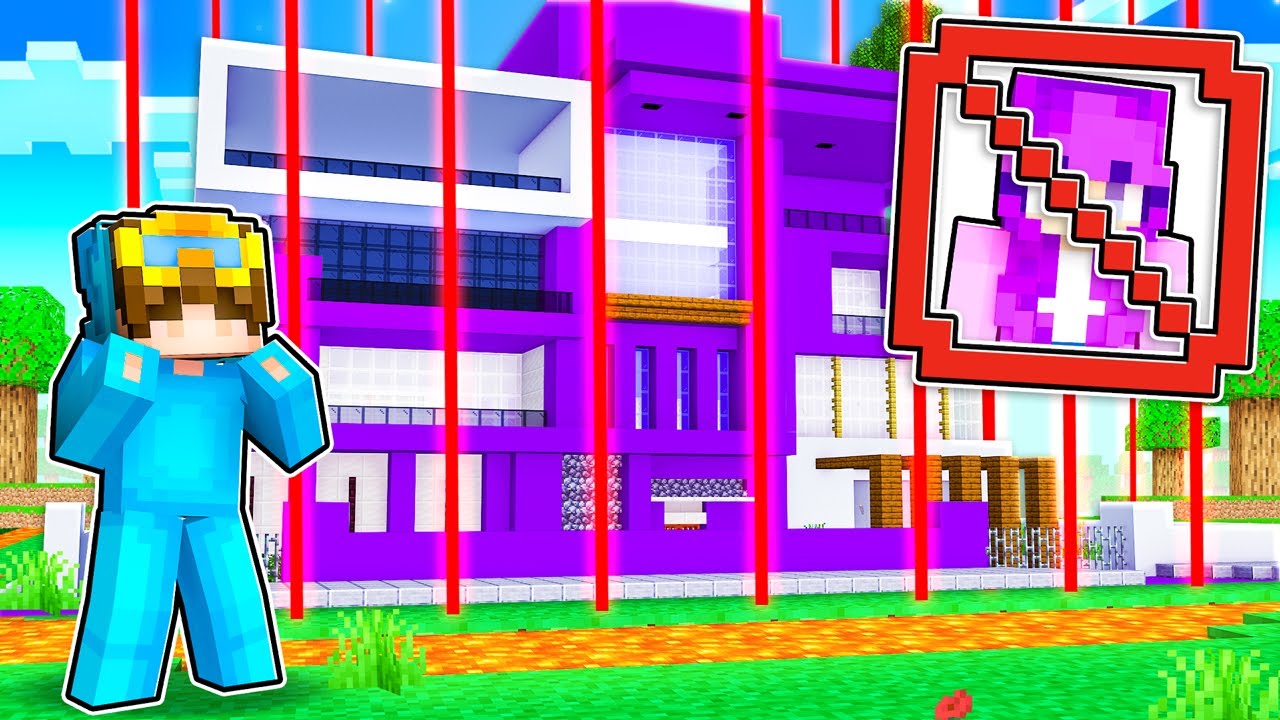 I Built a ZOEY PROOF HOUSE In Minecraft! - Minecraft videos