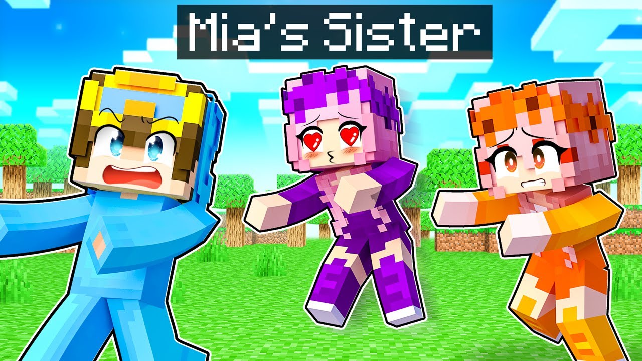 I Met Mia’s Sister In Minecraft! - Minecraft videos