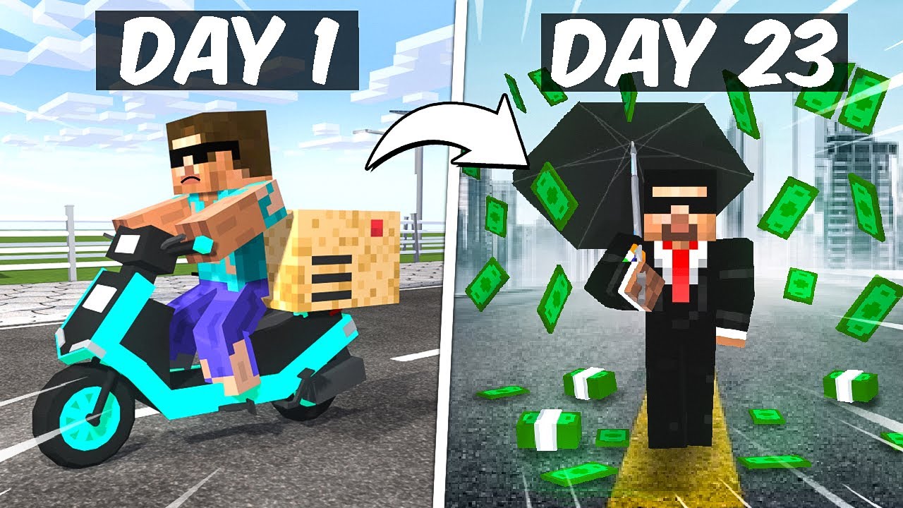 I STARTED a DELIVERY SERVICE in Minecraft - Minecraft videos