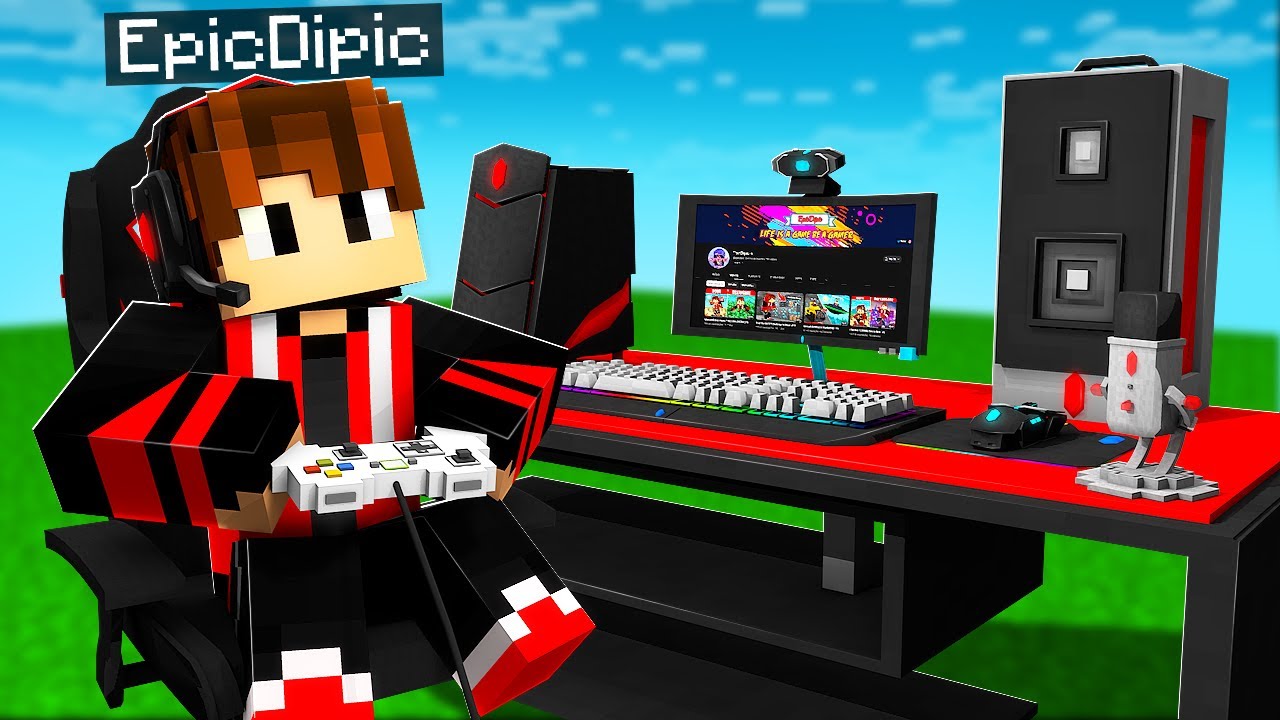 I Started A YOUTUBE Channel In Minecraft !!! - Minecraft videos