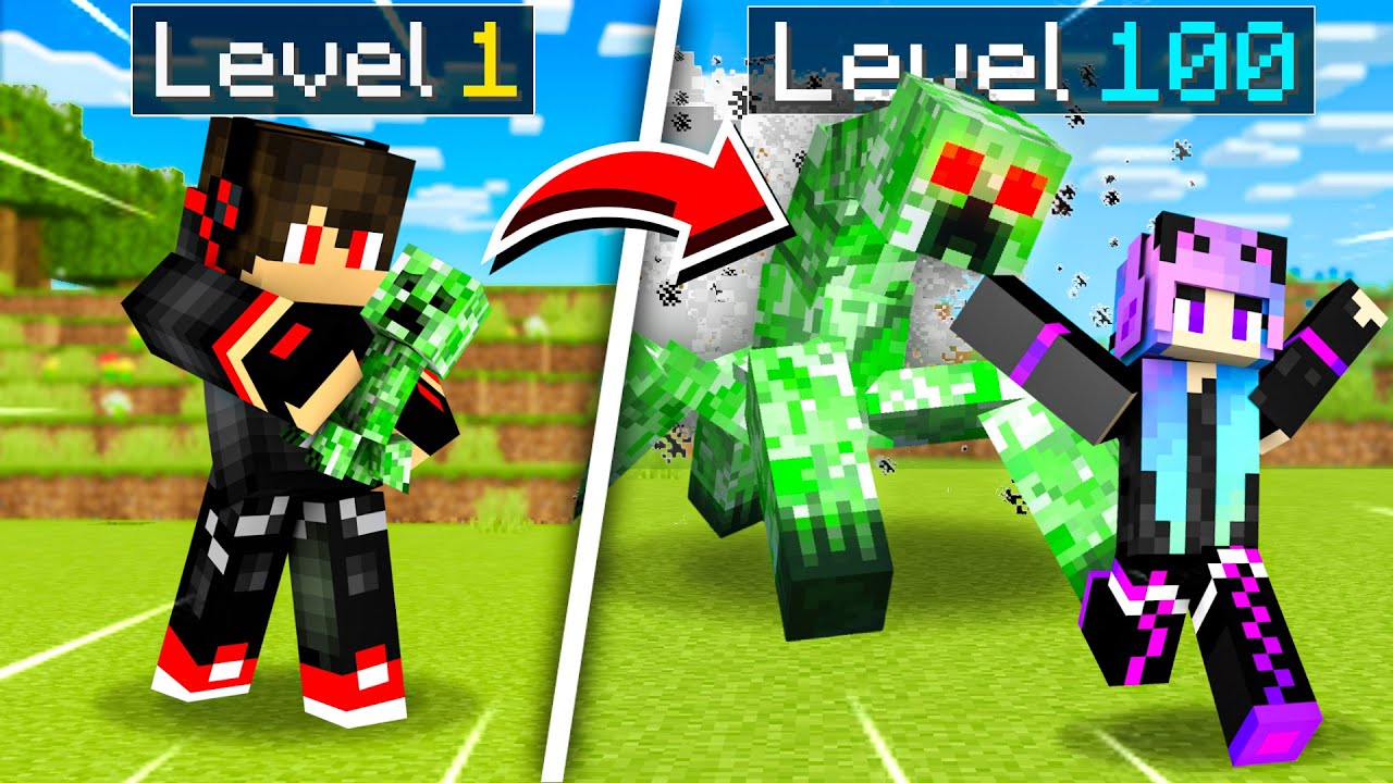 MINECRAFT BUT MOBS ARE UPGRADED! - Minecraft videos