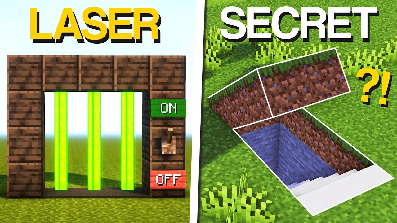 Minecraft: 5+ Secret Redstone Builds & Hacks! - Minecraft videos