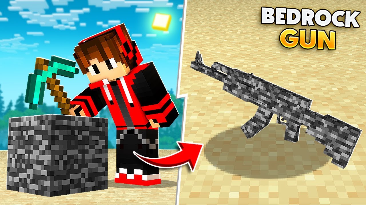 Minecraft, But I Can Craft SUPER OP Bedrock Tools !!! - Minecraft videos