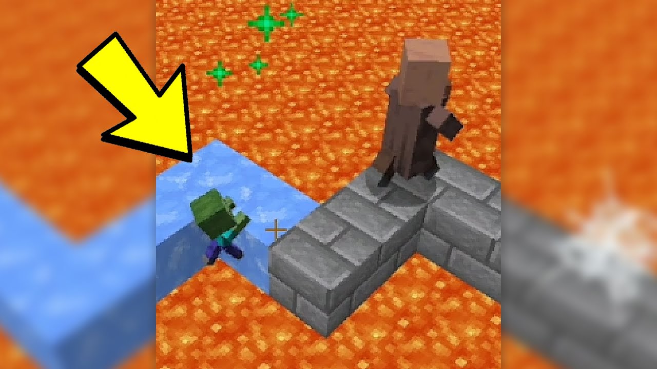 Minecraft VILLAGER vs Baby ZOMBIE Meme #Shorts - Minecraft videos