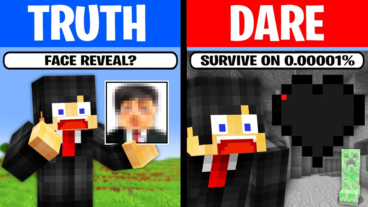 Minecraft but TRUTH or DARE? - Minecraft videos