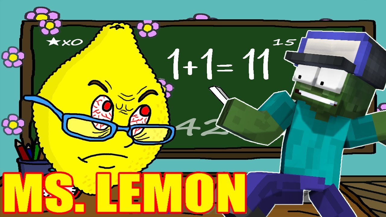 Monster School : MS LEMONS CHALLENGE - Minecraft Animation - Minecraft ...