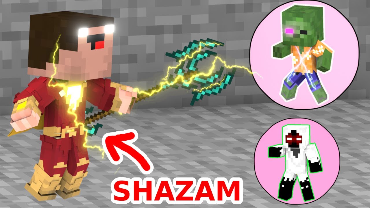 Monster School : Noob Super Hero SHAZAM Fighting The Baby Baby Zombie ...