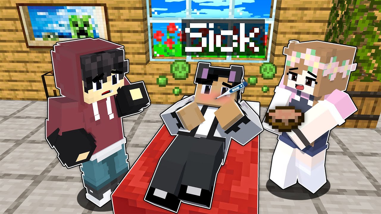 My Friend is SICK And Need HELP In Minecraft! - Minecraft videos
