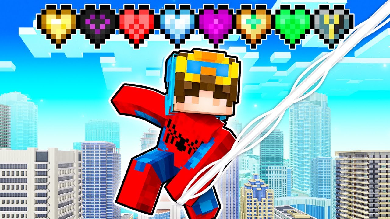 Nico Has SUPERHERO HEARTS In Minecraft! - Minecraft videos