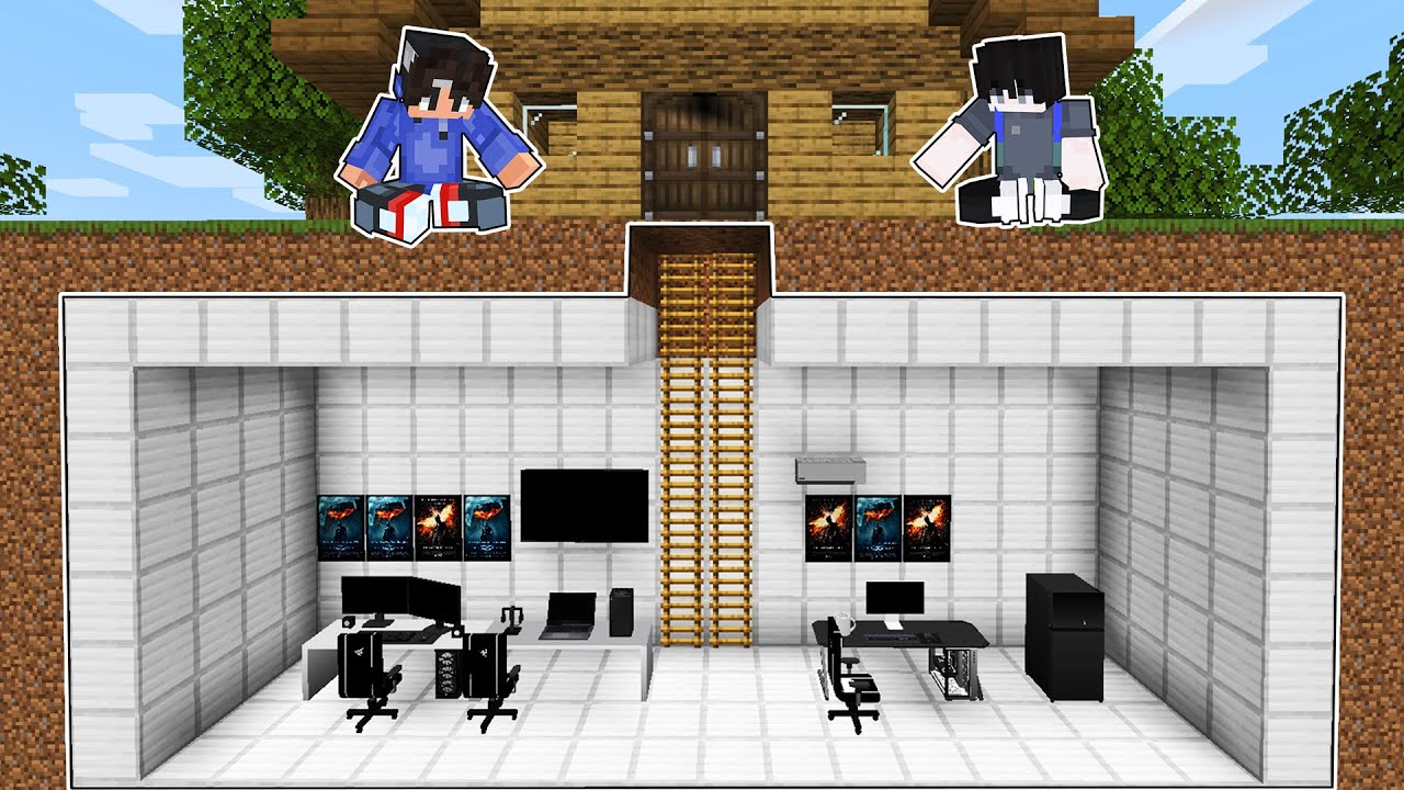 SECRET GAMING ROOM of Habitat in Omo Village | Minecraft - Minecraft videos