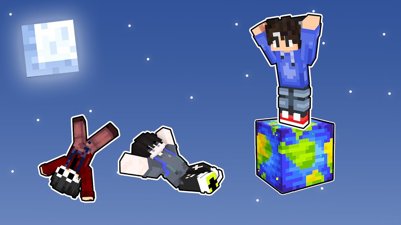 STUCKED in an EARTH BLOCK part 2 in Minecraft PE - Minecraft videos