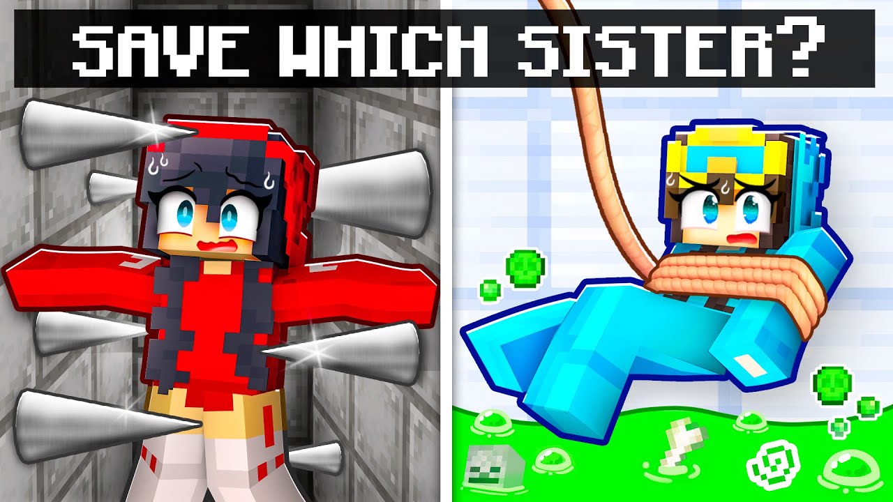 Save NICO'S SISTER or CASH'S SISTER in Minecraft? - Minecraft videos