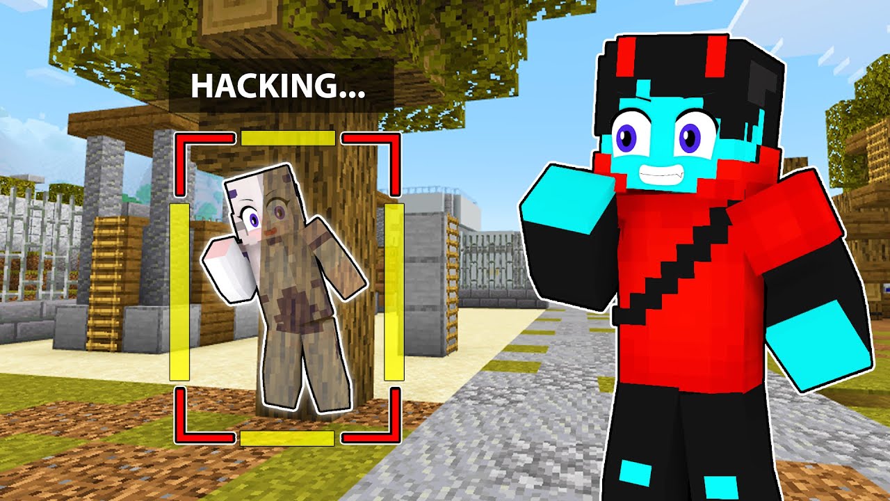 Using Hacks To Cheat In Minecraft Hide And Seek Minecraft Videos 3153