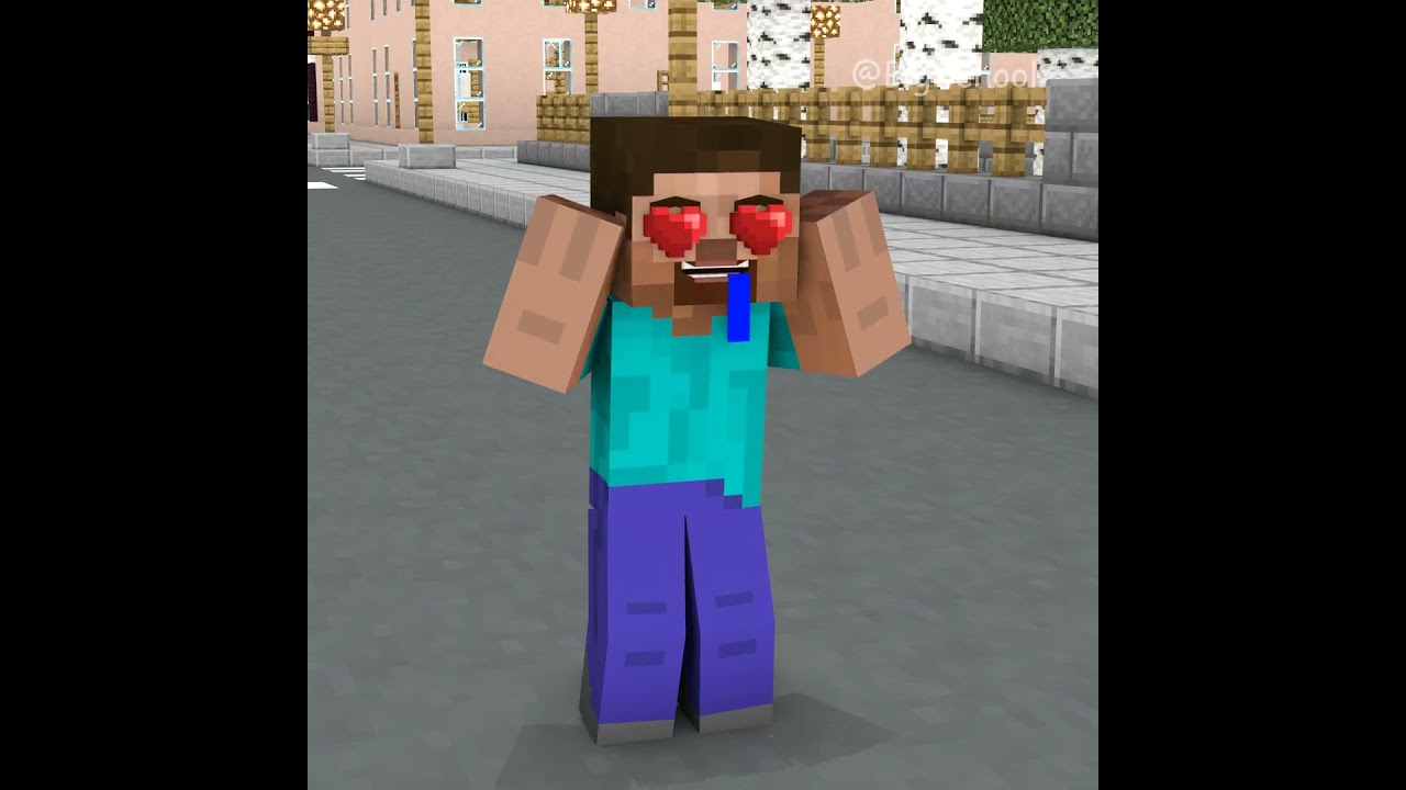 Zombie Greed Imitate Herobrine And The End | Minecraft Animation ...