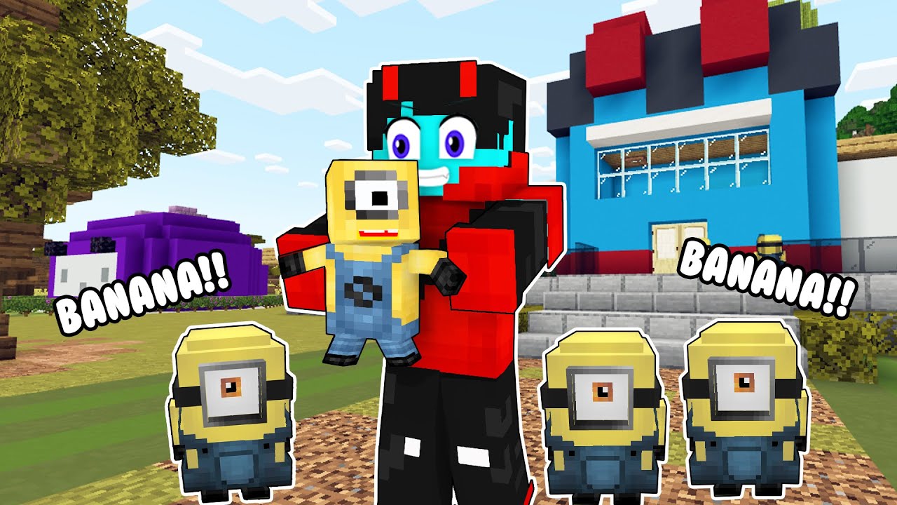 i Adopted Minions in Minecraft! - Minecraft videos