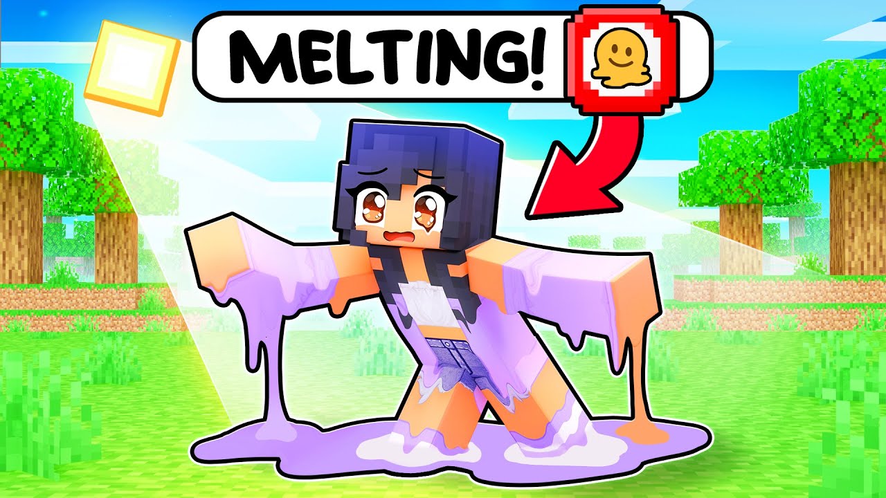 Aphmau was MELTED in Minecraft! - Minecraft videos