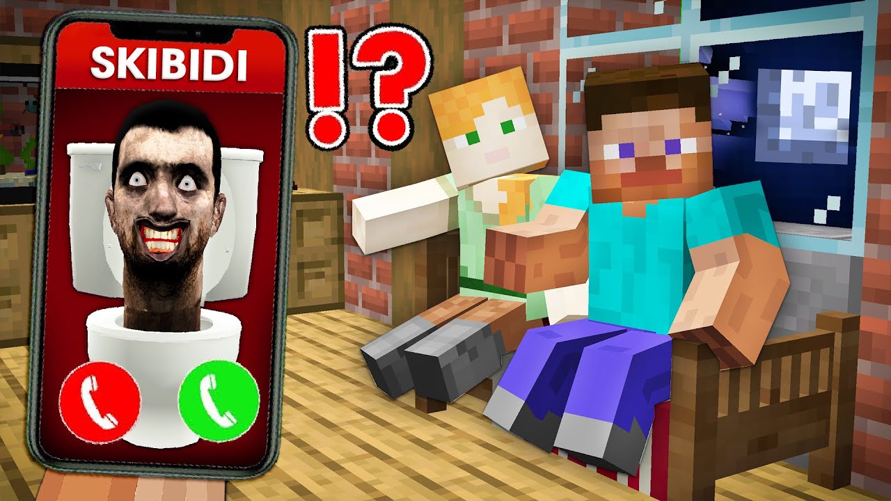 DON'T CALL to SCARY SKIBIDI TOILET and CAMERAMAN vs MINION Family NOOB ...