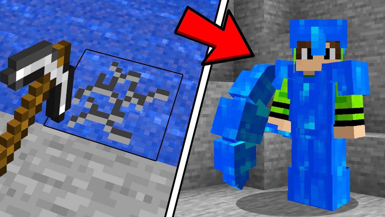 EU POSSO QUEBRAR QUALQUER BLOCO NO MINECRAFT - Minecraft videos