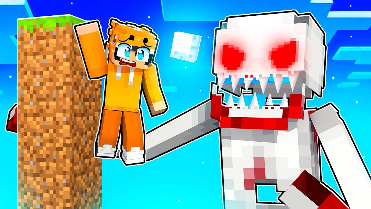 I Built 1,000,000 Blocks Above Minecraft... And I FOUND THIS ...