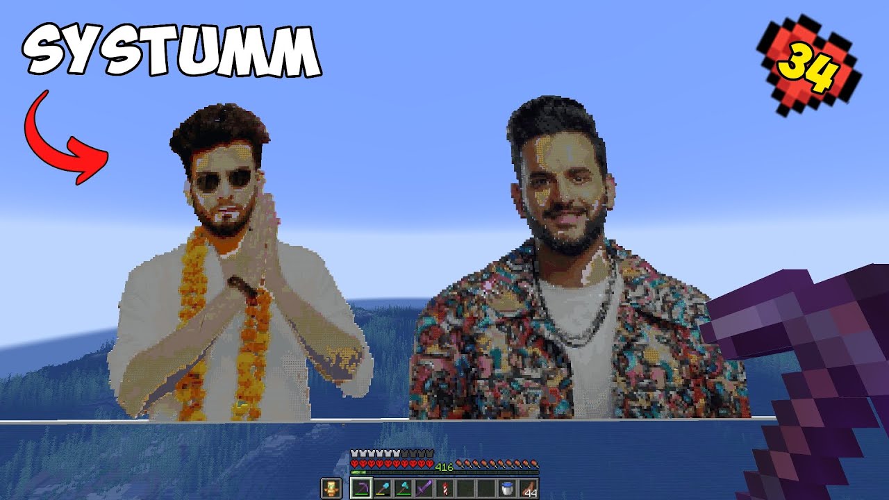 I Built Elvish Yadav and Fukra Insaan Art in Minecraft Hardcore | Ft ... I Built Elvish Yadav and Fukra Insaan Art in Minecraft Hardcore | Ft ...