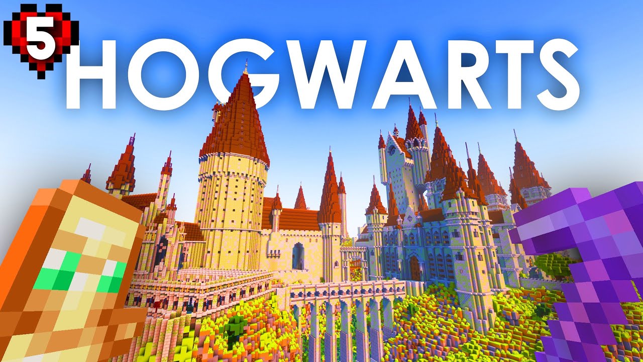 I Recreated Harry Potter In Hardcore Minecraft! - Minecraft videos