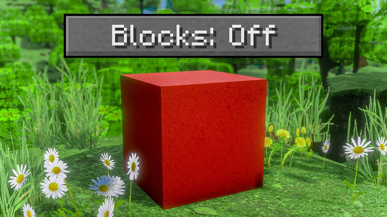 I Removed Blocks From Minecraft - Minecraft videos