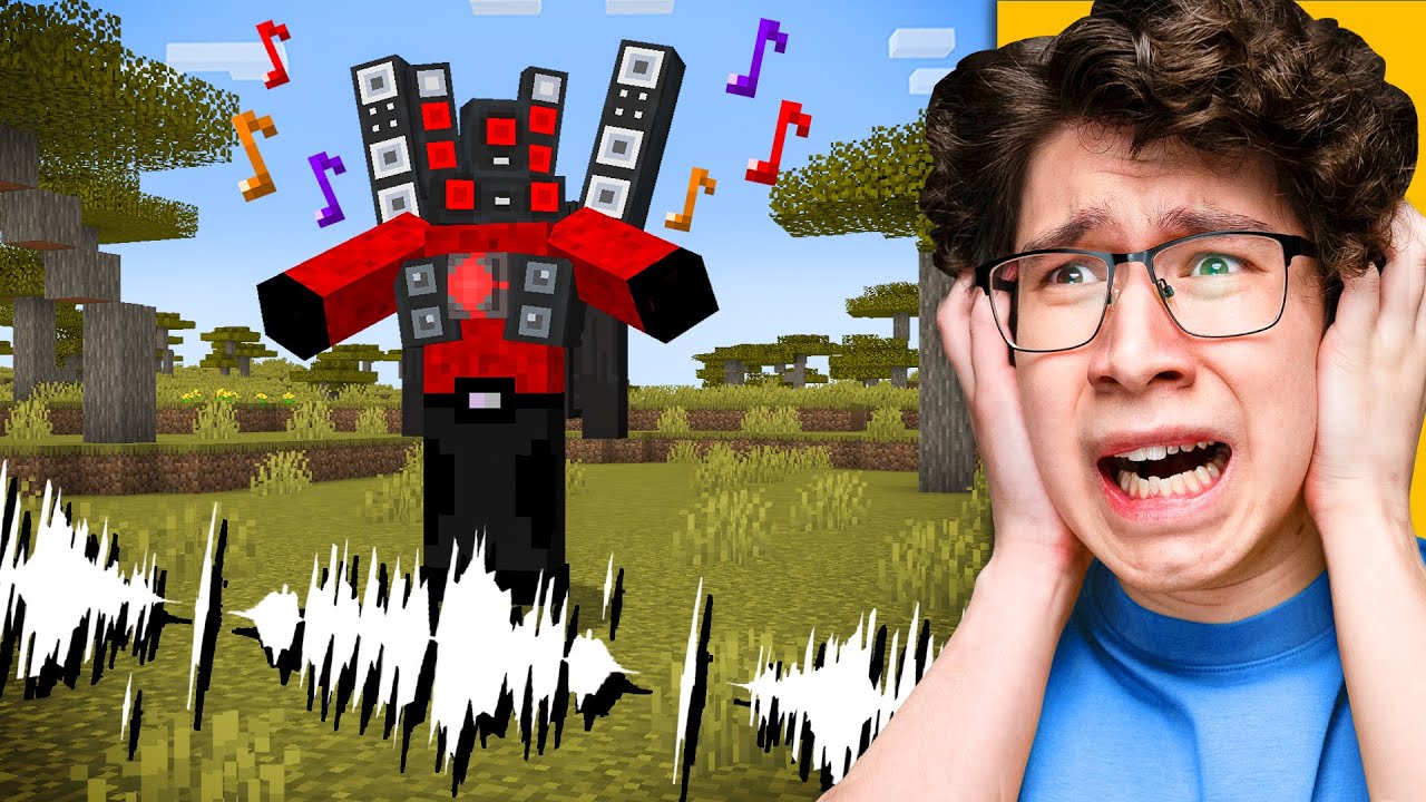 I Scared My Friend as SPEAKERMAN in Minecraft - Minecraft videos