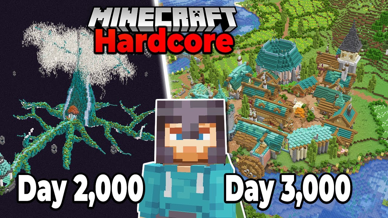 I Survived 3,000 Days in Hardcore Minecraft Survival [MOVIE ...