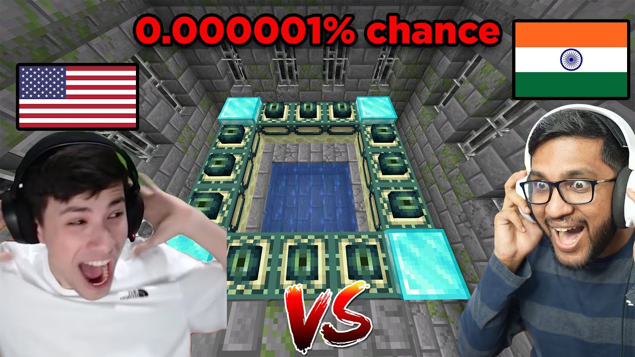 Indian VS Foreign Minecraft Luckiest Moments ! - Minecraft videos