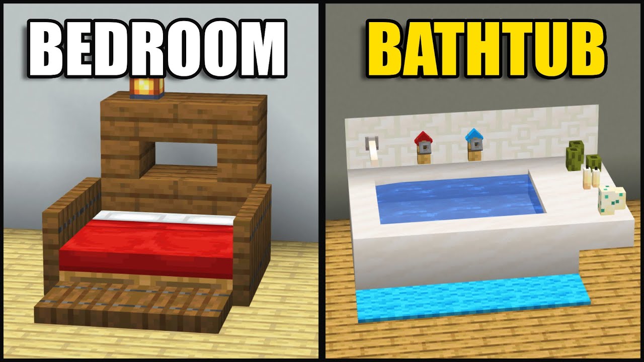 Minecraft: 30+ Household Build Hacks! - Minecraft videos