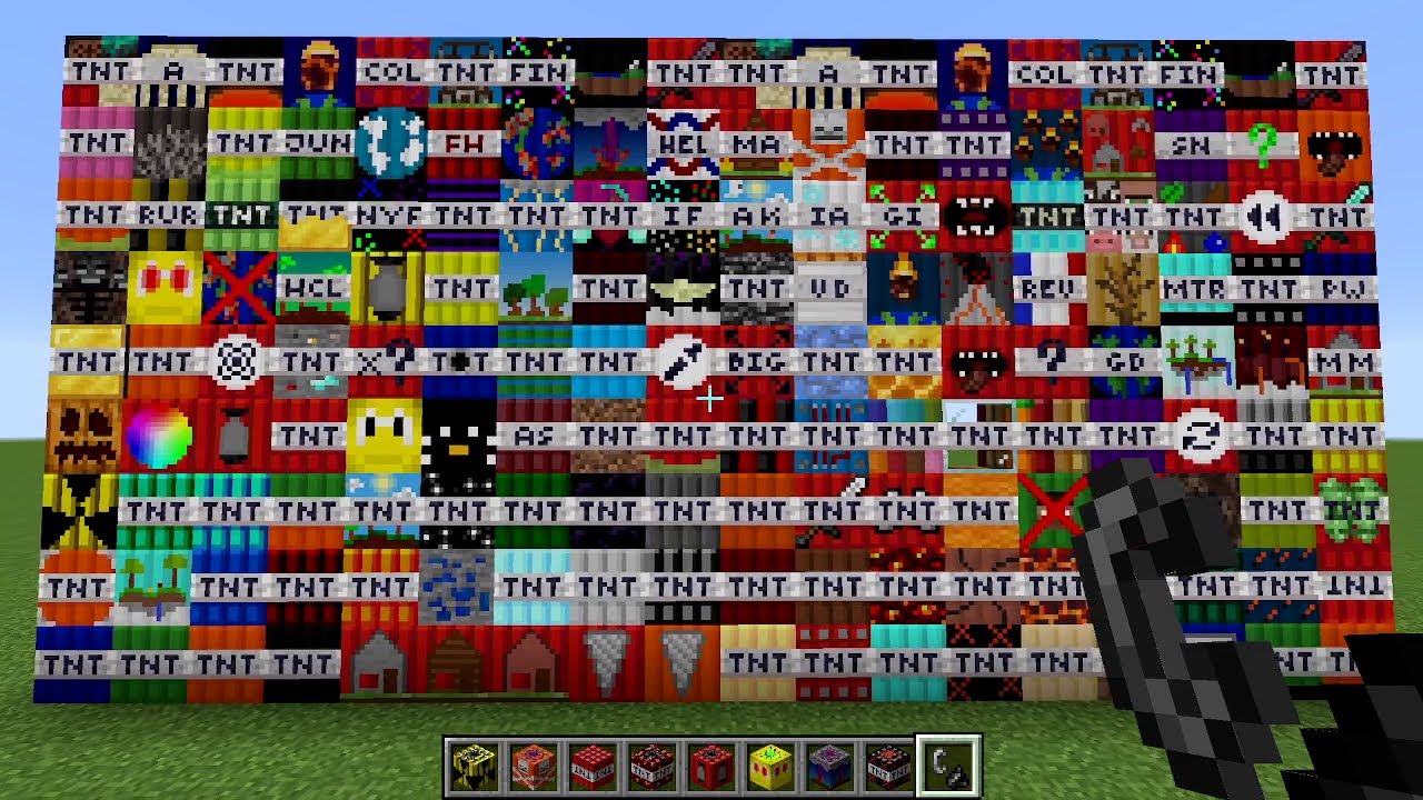 Minecraft: Amazing LUCKY TNT MOD (30+ TNT EXPLOSIVE) TOO MUCH MORE TNT ...