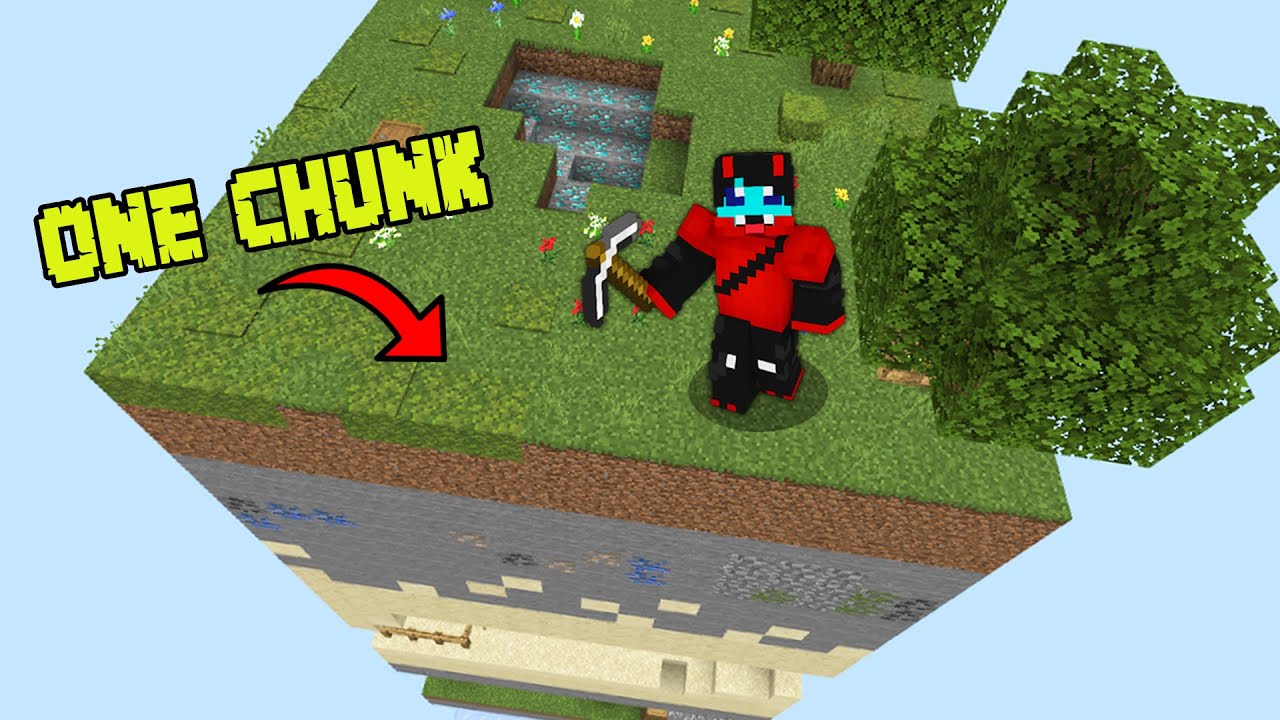 Minecraft, But its Only ONE CHUNK! - Minecraft videos
