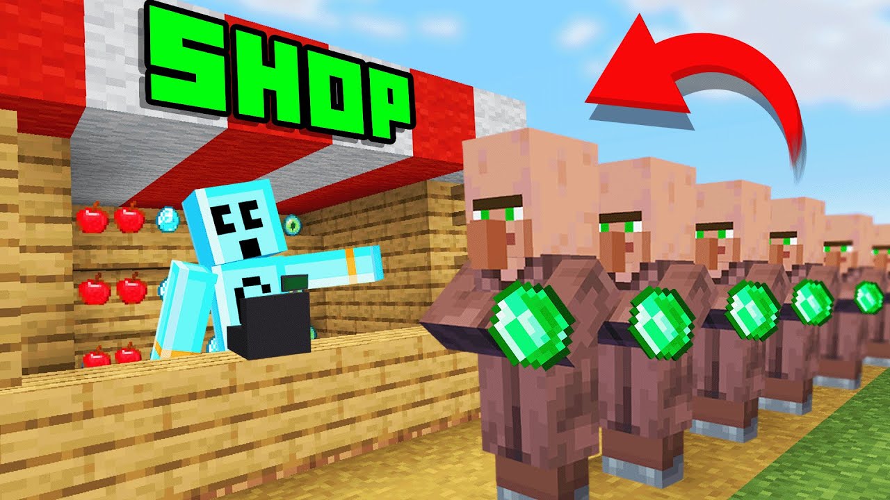 Minecraft but I Own a Shop - Minecraft videos