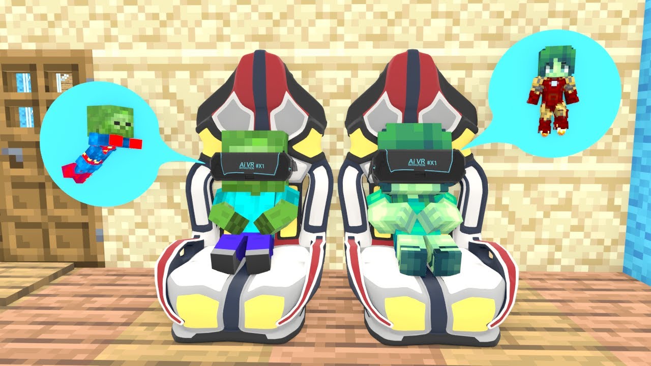 Monster School : Challenges in Virtual Reality Game - Minecraft Animation - Minecraft videos