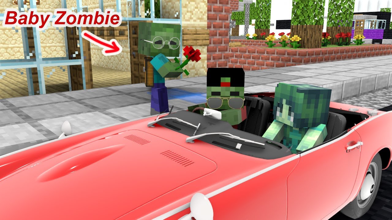 Monster School : Zombie Boy Has A Crush On Zombie Girl - Minecraft ...