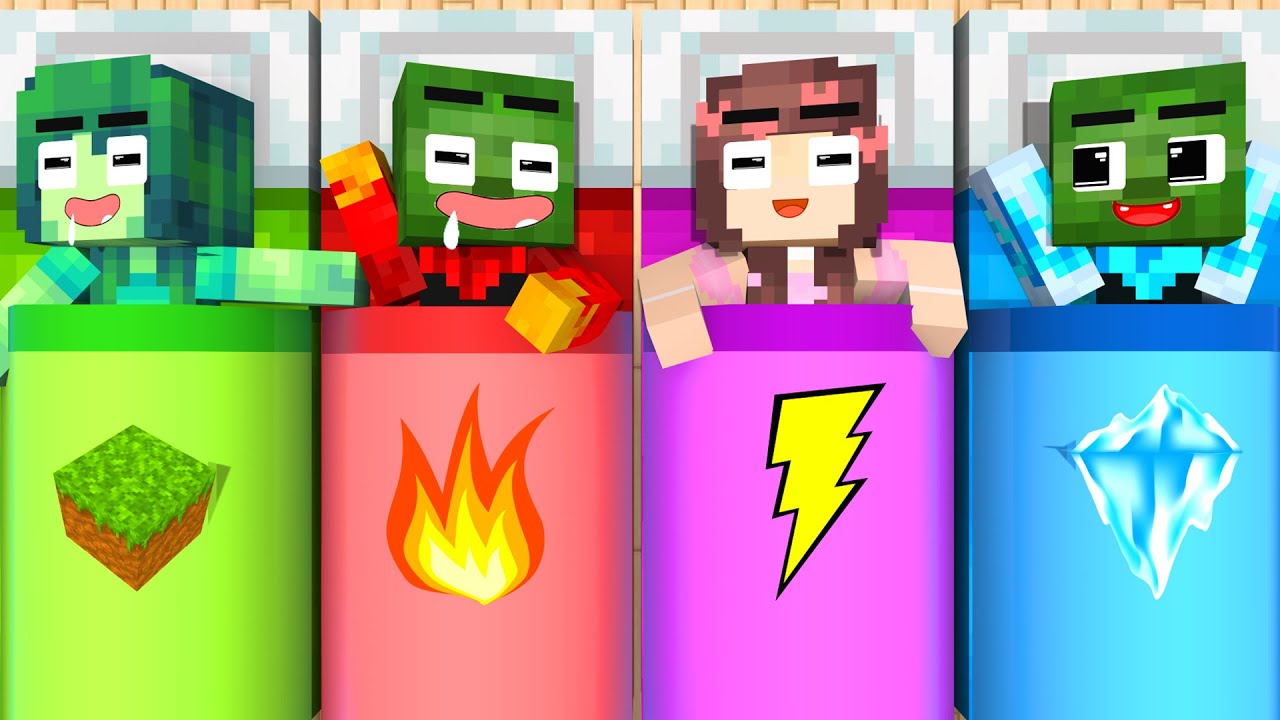 Monster School : Zombie x Herobrine Elemental Pregnant - Minecraft ...