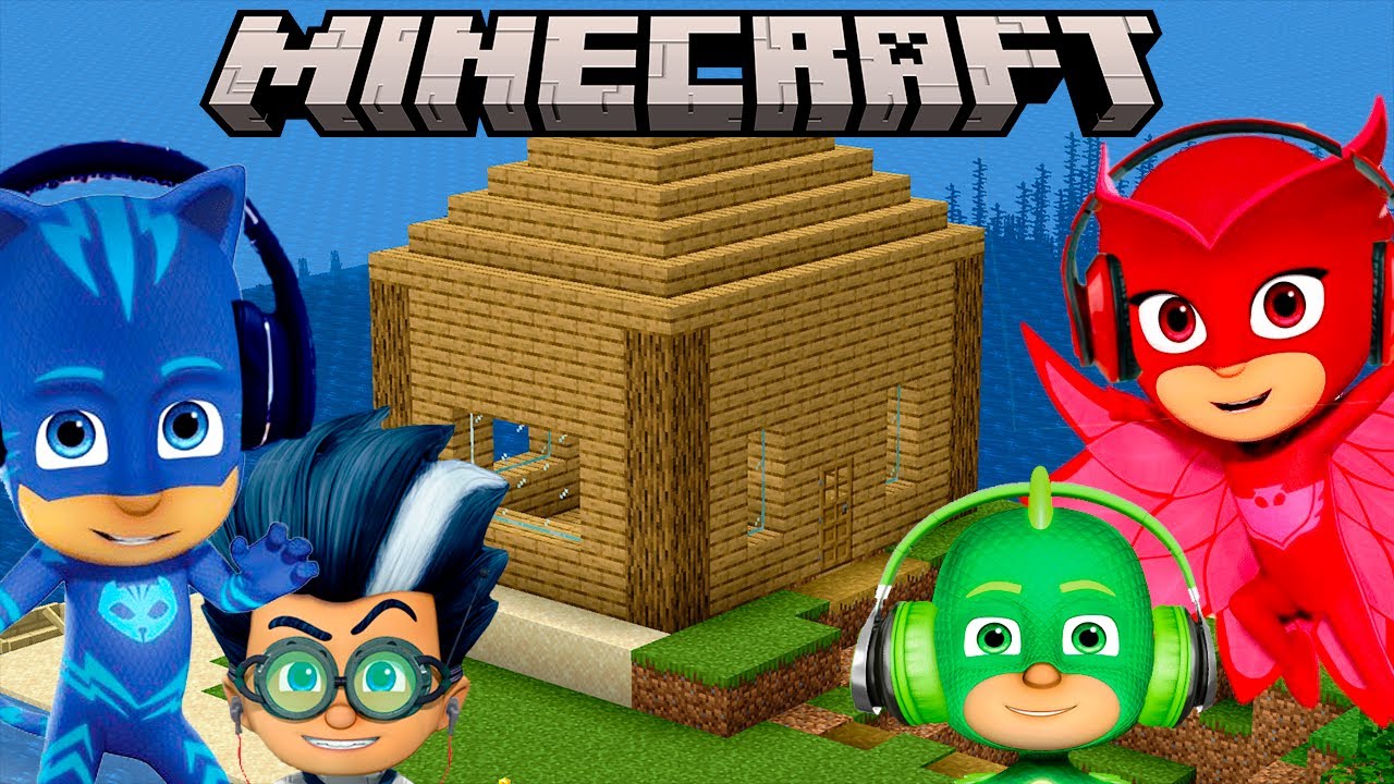 PJ Masks Play Minecraft - Minecraft videos