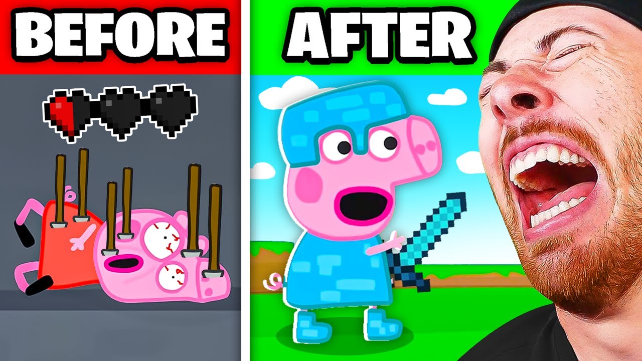 Peppa Pig vs Minecraft Animation - Minecraft videos