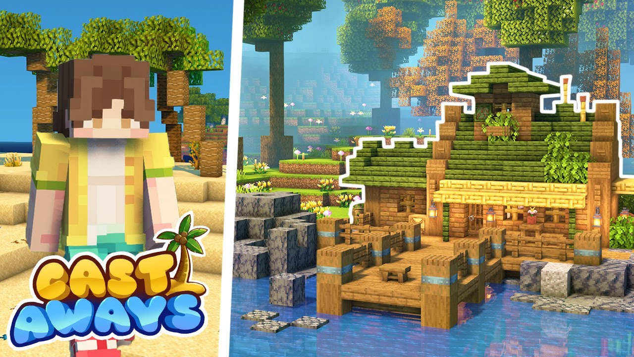 Shipwrecked on a Deserted Island! - Minecraft Modded SMP - Castaways Ep ...