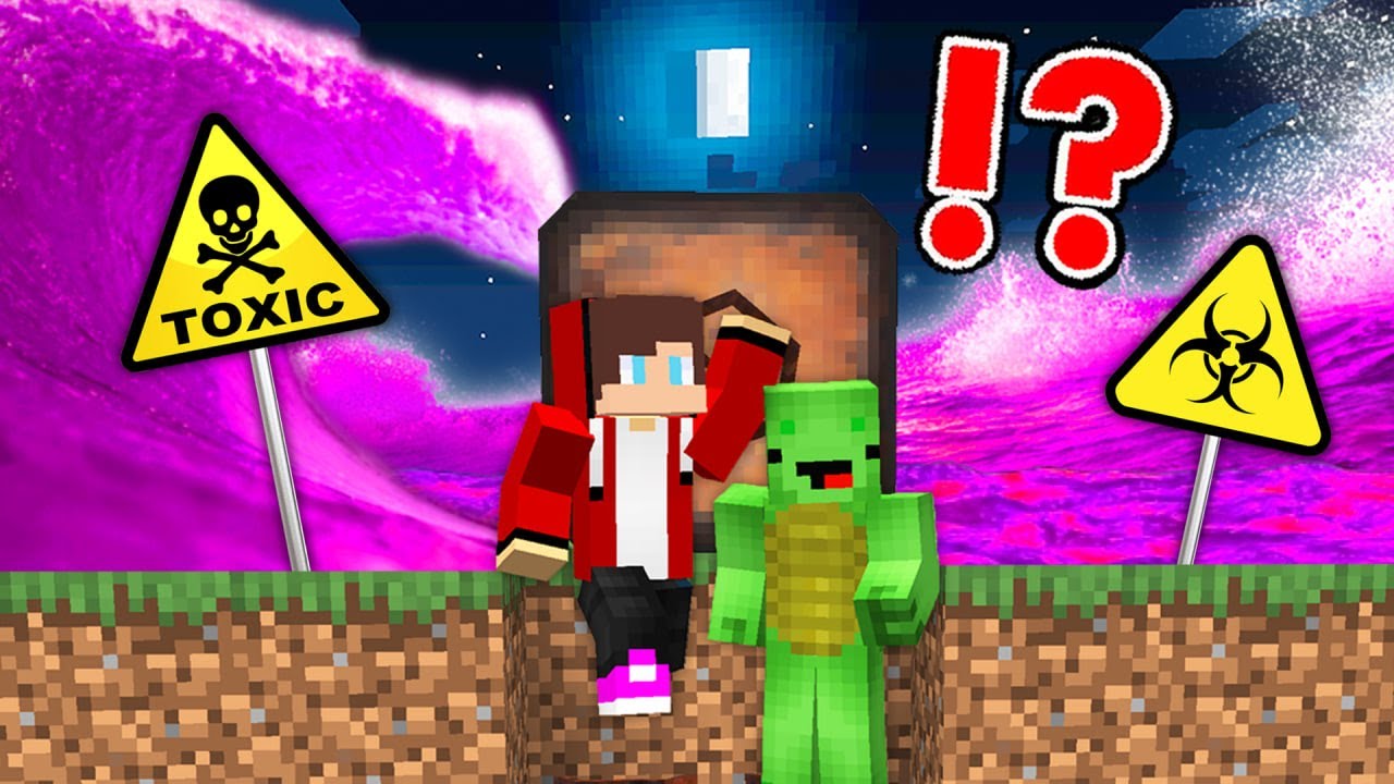 TOXIC SLUDGE Tsunami vs Security House Base JJ and Mikey Minecraft ... TOXIC SLUDGE Tsunami vs Security House Base JJ and Mikey Minecraft ...
