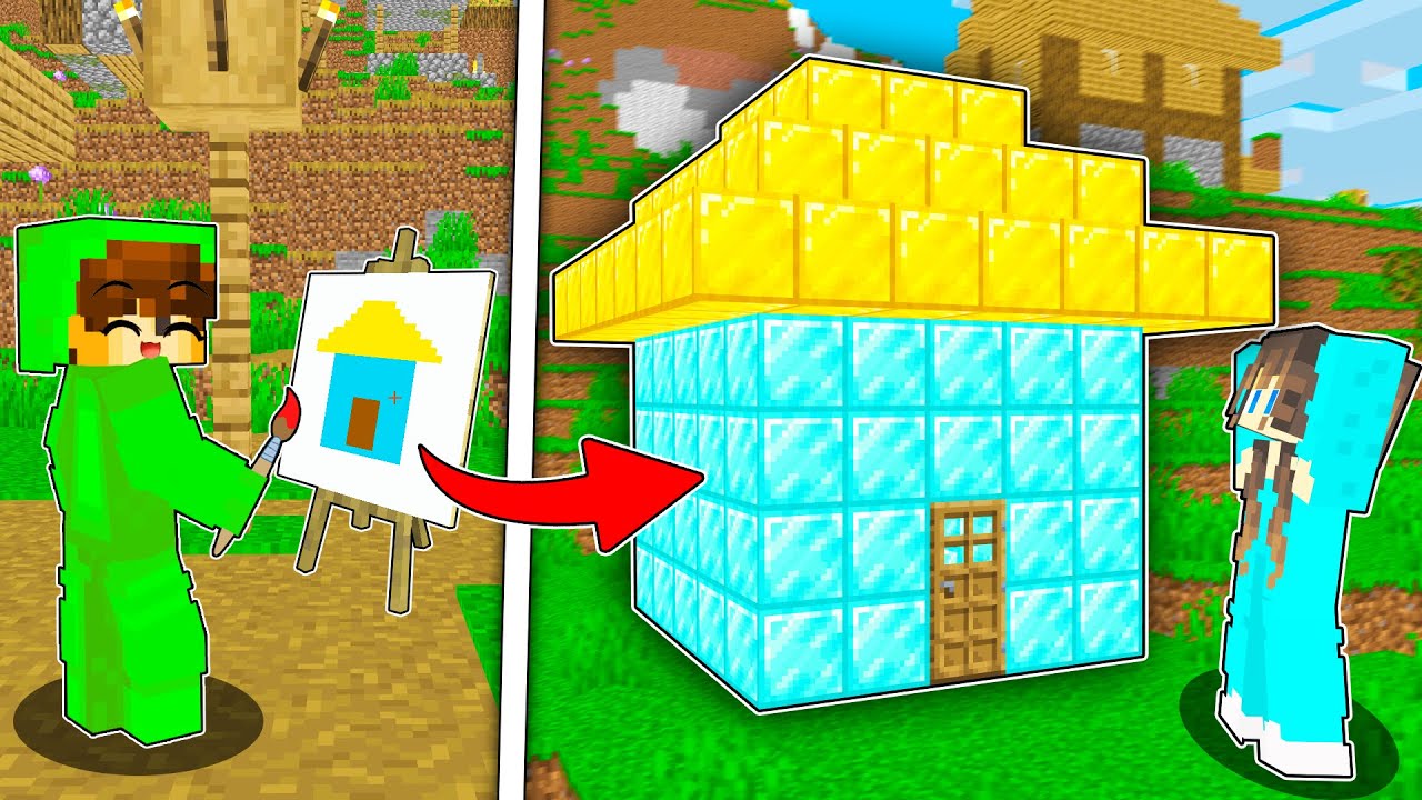 Using DRAWING Mod To Help Micole From ARROGANT PEOPLE in Minecraft ...