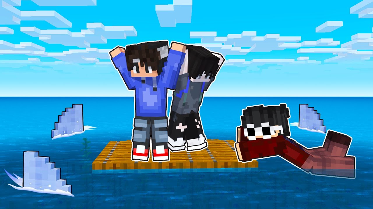 We Re Stuck On A Raft In Minecraft Minecraft Videos