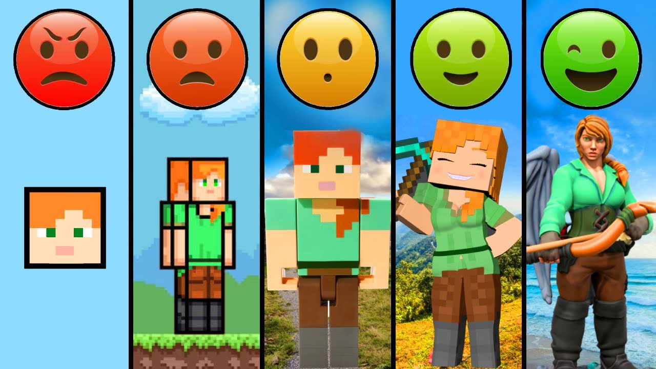 minecraft with different emoji compilation - Minecraft videos