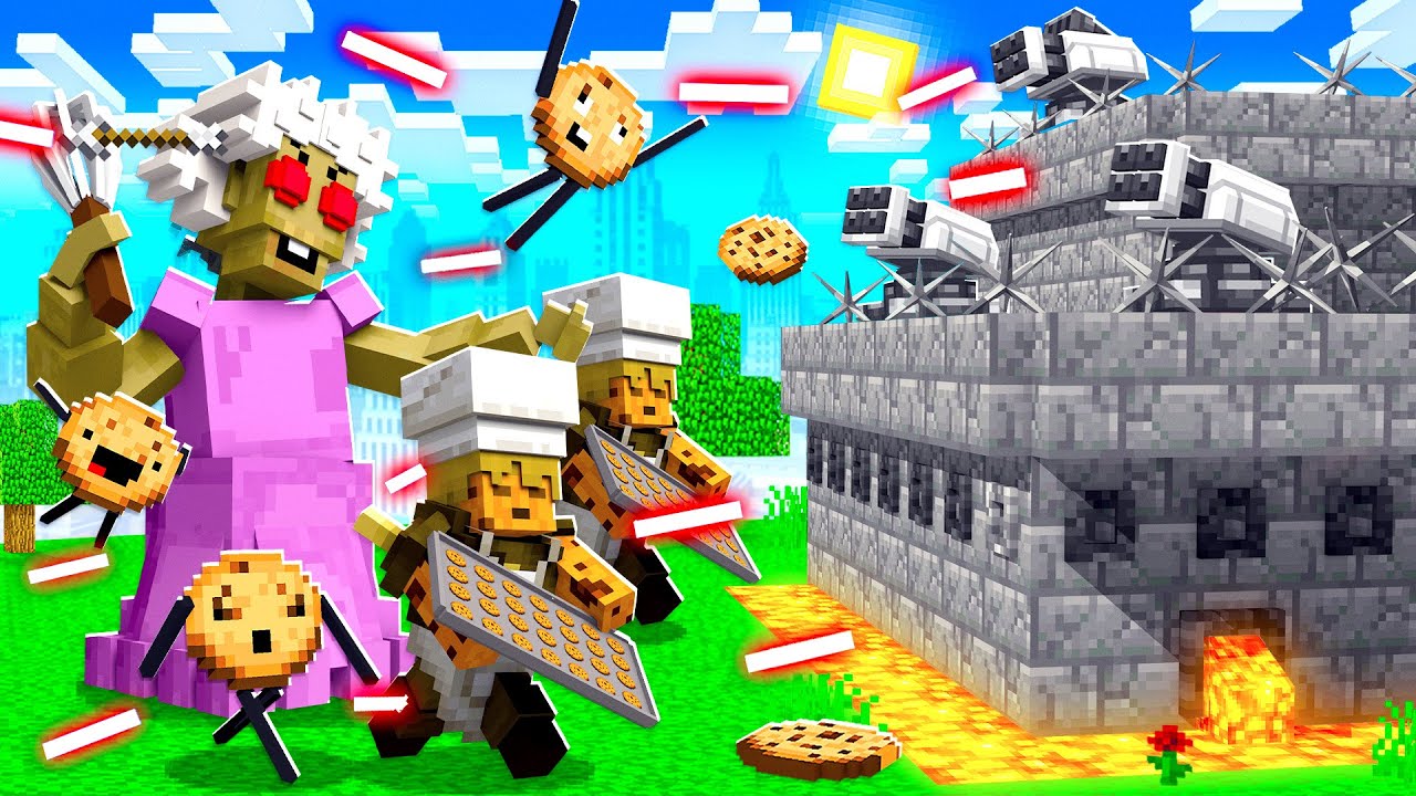 1000 OP Cookies vs Safest Minecraft House - Minecraft videos