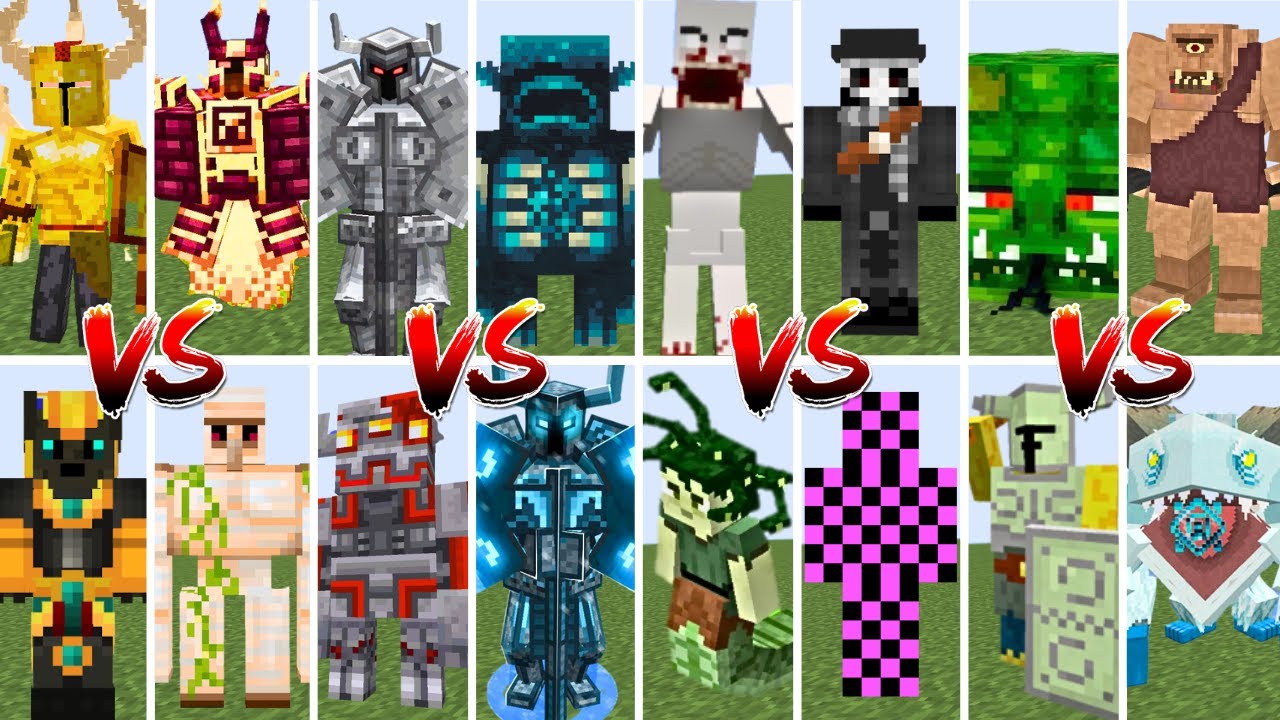 ALL HIGHEST HP MOBS TOURNAMENT | Minecraft Mob Battle - Minecraft videos