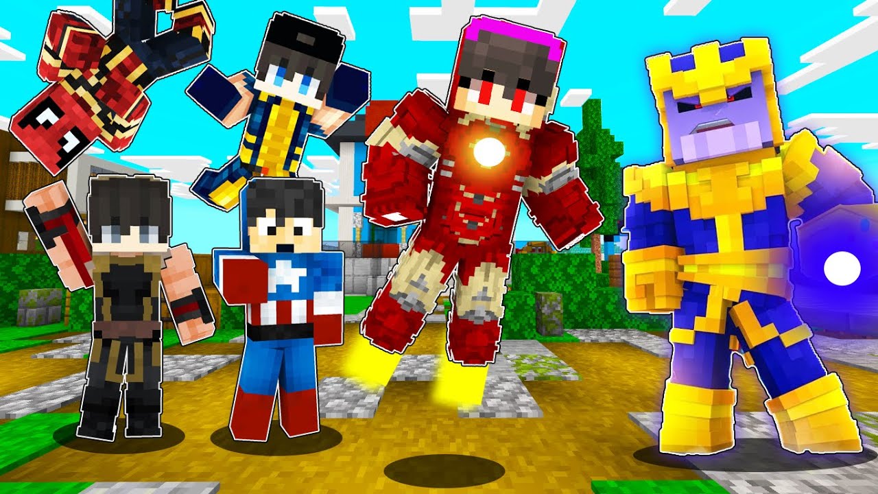 AVENGERS: INFINITY WAR | RISE OF IRON MAN in Minecraft | OMOCITY ...