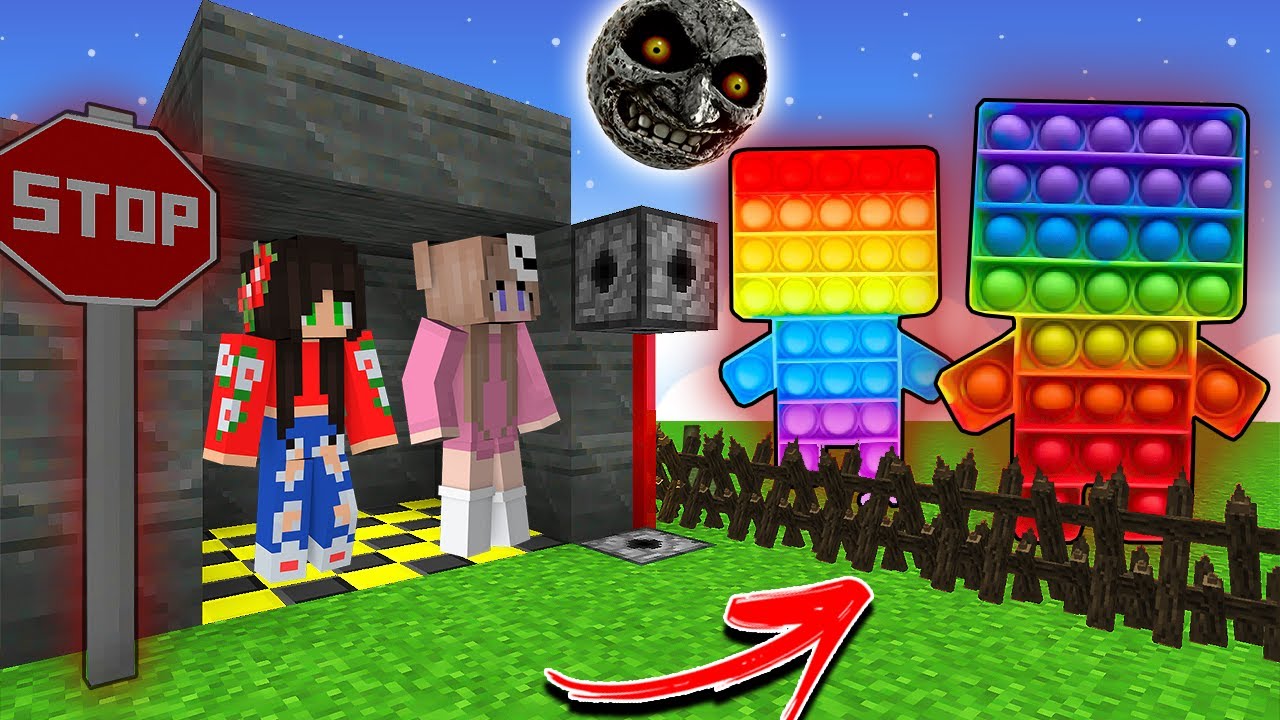 BASE 100% SEGURA CONTRA OS POP IT FIDGET TOY NO MINECRAFT - Minecraft ...