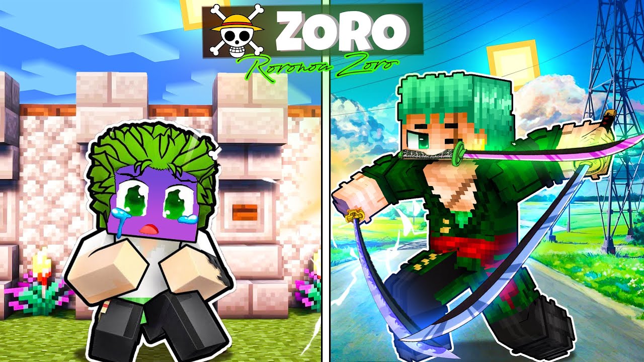 Becaming Zoro in Minecraft (HINDI) - Minecraft videos